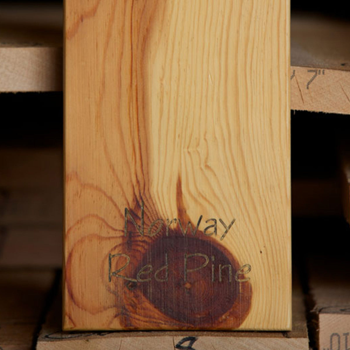 red pine dressed timber