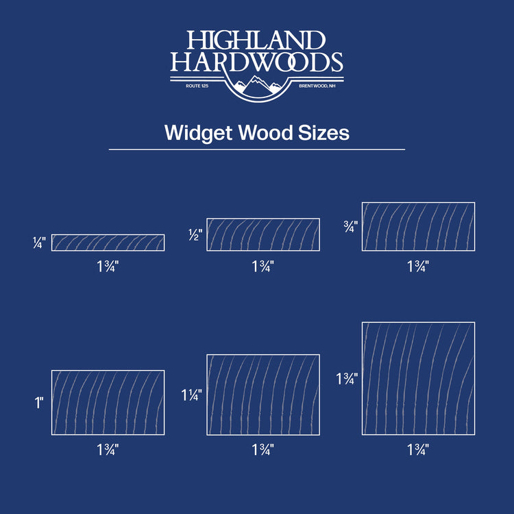 Widget Wood | Small S4S Lumber for Cutting Boards & Hobby Projects ...